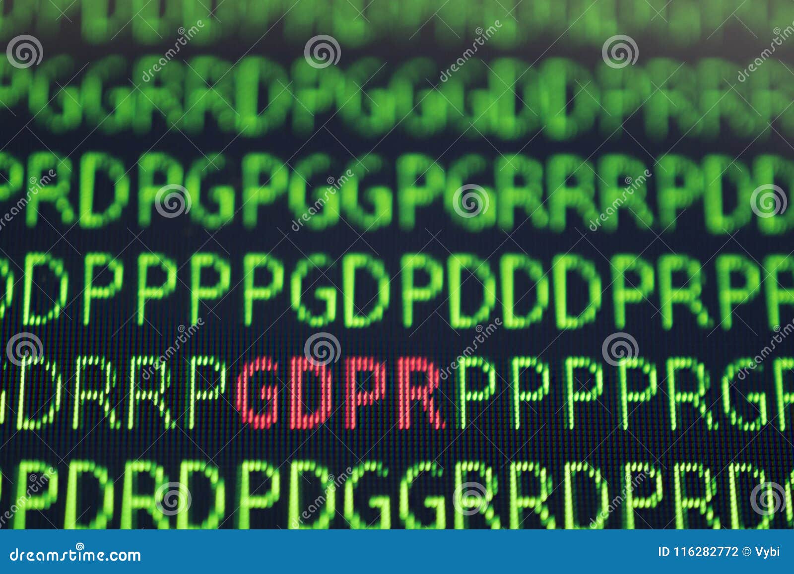 GDPR General Data Protection Regulation Concept. Stock Illustration ...