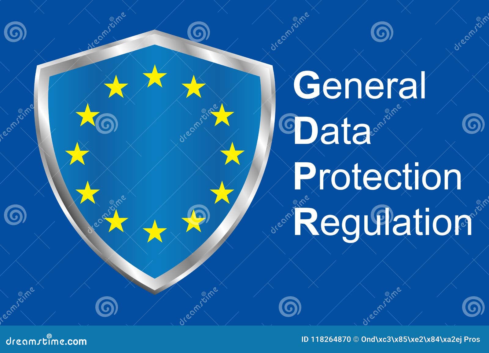 Gdpr General Data Protection Regulation. Eu Safeguard Regulations and ...