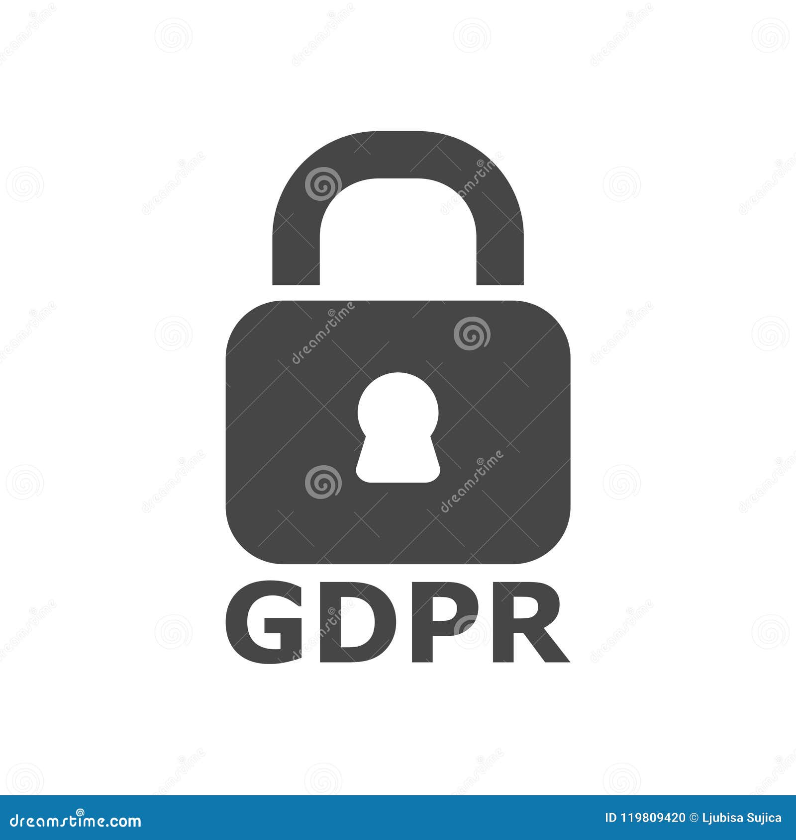 GDPR Icon, General Data Protection Regulation Stock Vector ...