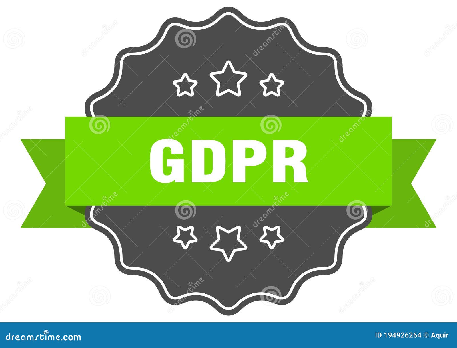 Gdpr Label. Gdpr Isolated Seal. Sticker. Sign Stock Vector ...