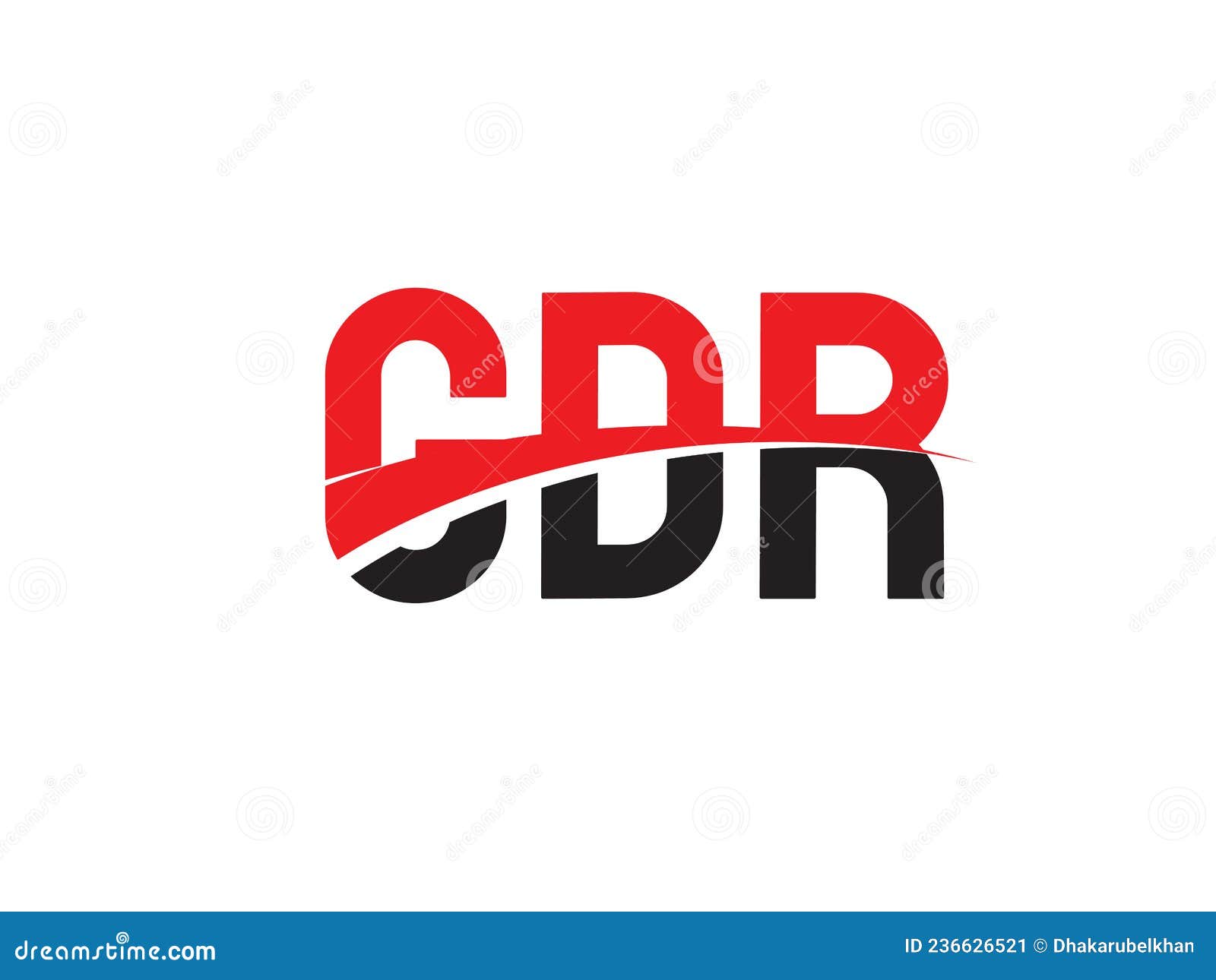 GDR Letter Initial Logo Design Vector Illustration Stock Vector ...