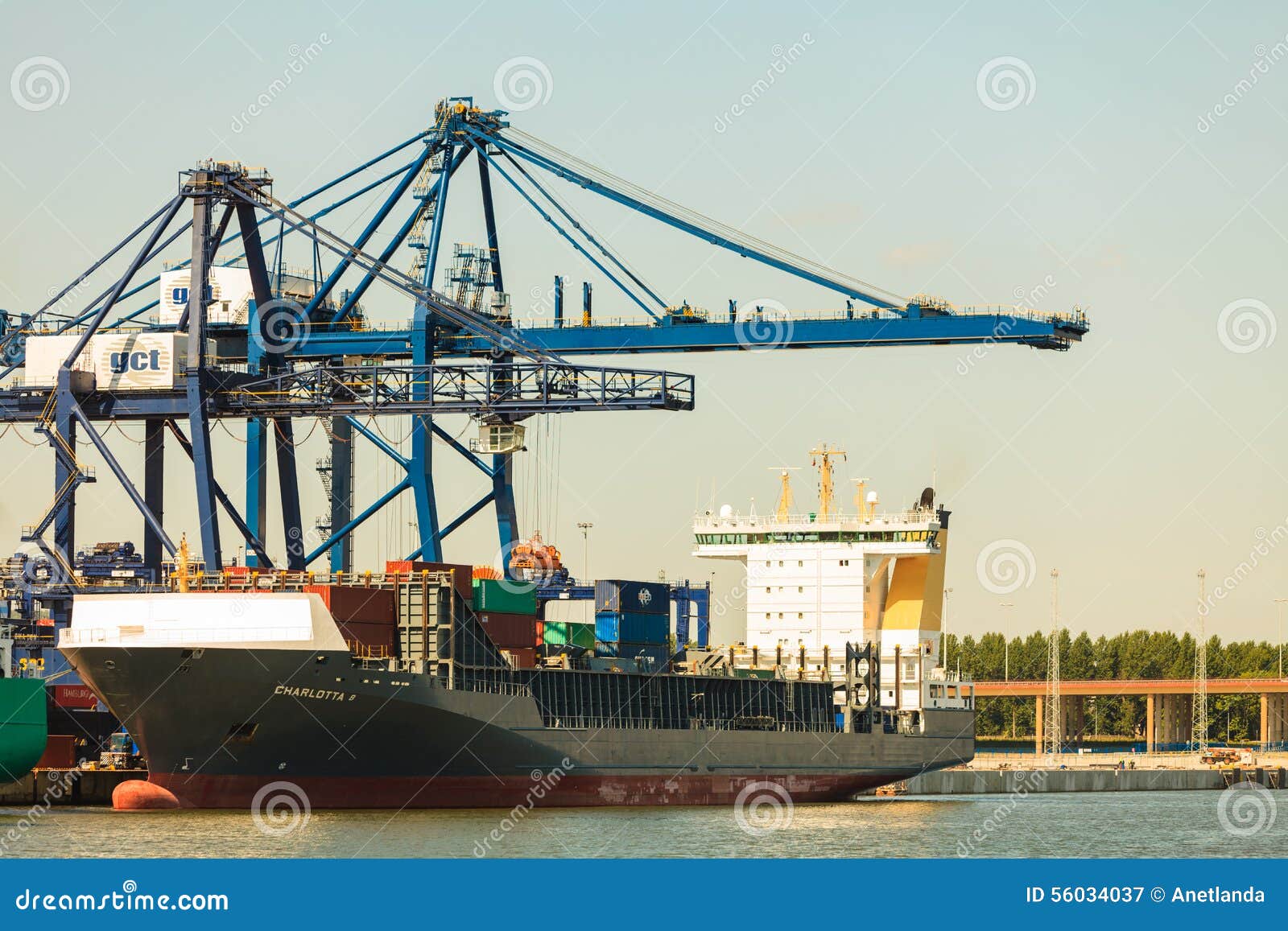 Gdynia Container Terminal on 13 Juny 2015, Poland Editorial Photography ...