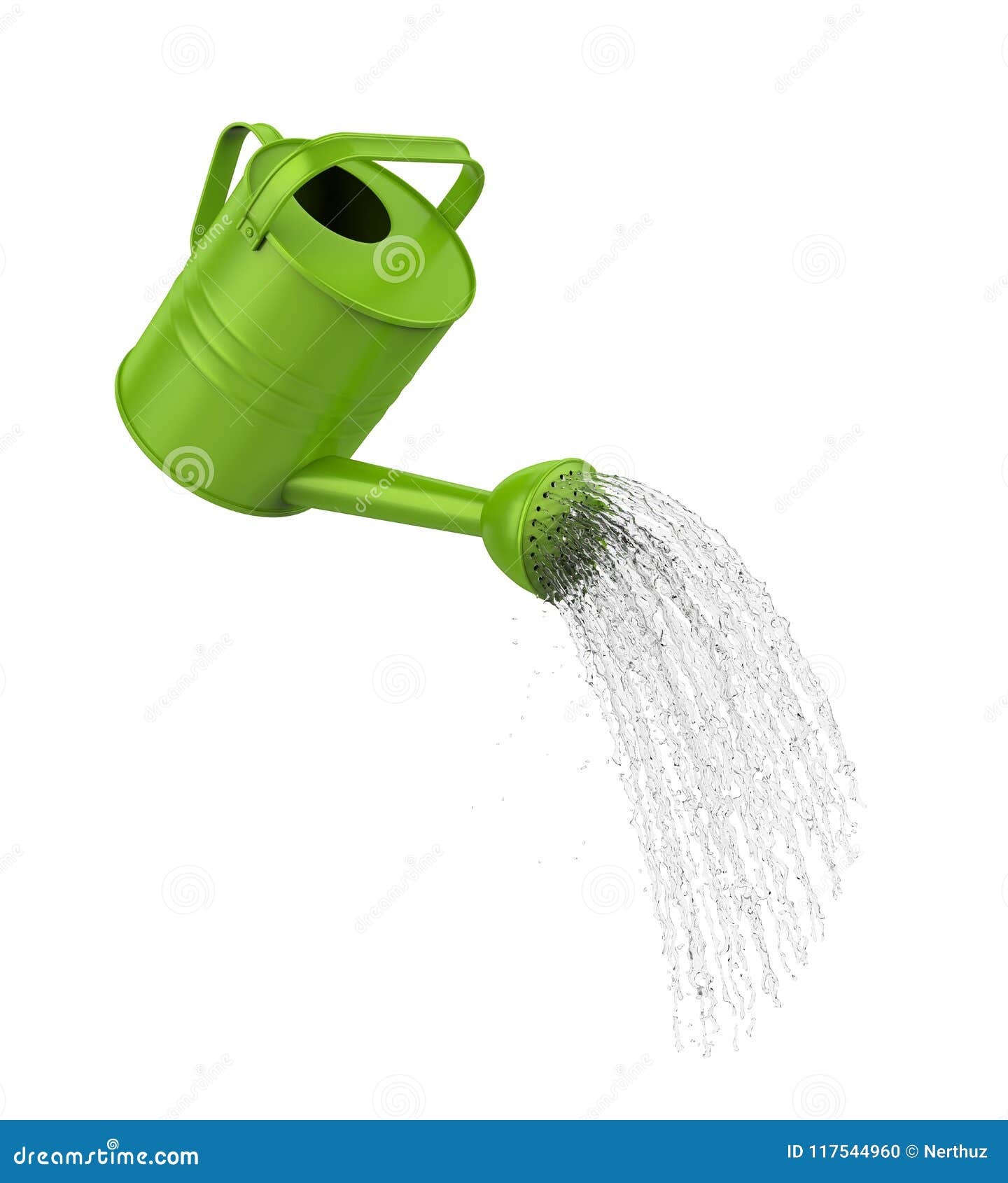 Geïsoleerd Gieter Gietend Water Stock Illustratie - Illustration of ...