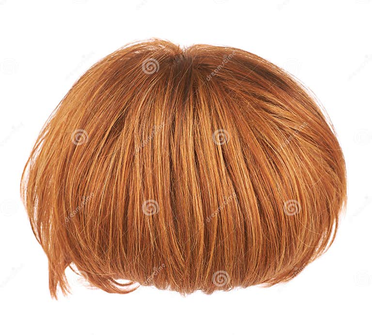 Geïsoleerdeg De Pruik Van Het Haar Stock Foto - Image of kunstmatig ...