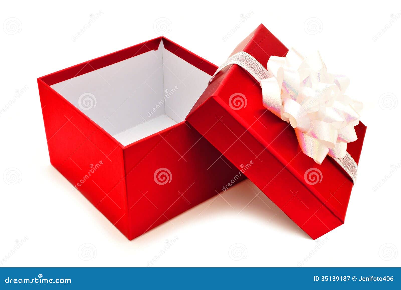 Geöffnete Geschenkbox stockbild. Bild von feiertag, hell - 35139187