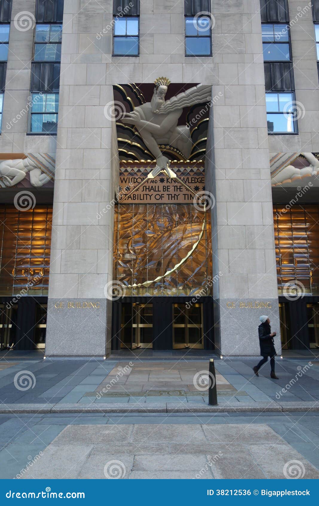 GE Building editorial photo. Image of landmark, building - 38212536