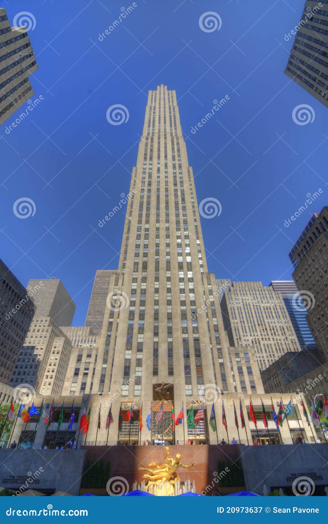GE Building at Rockefeller Center Editorial Photography - Image of ...