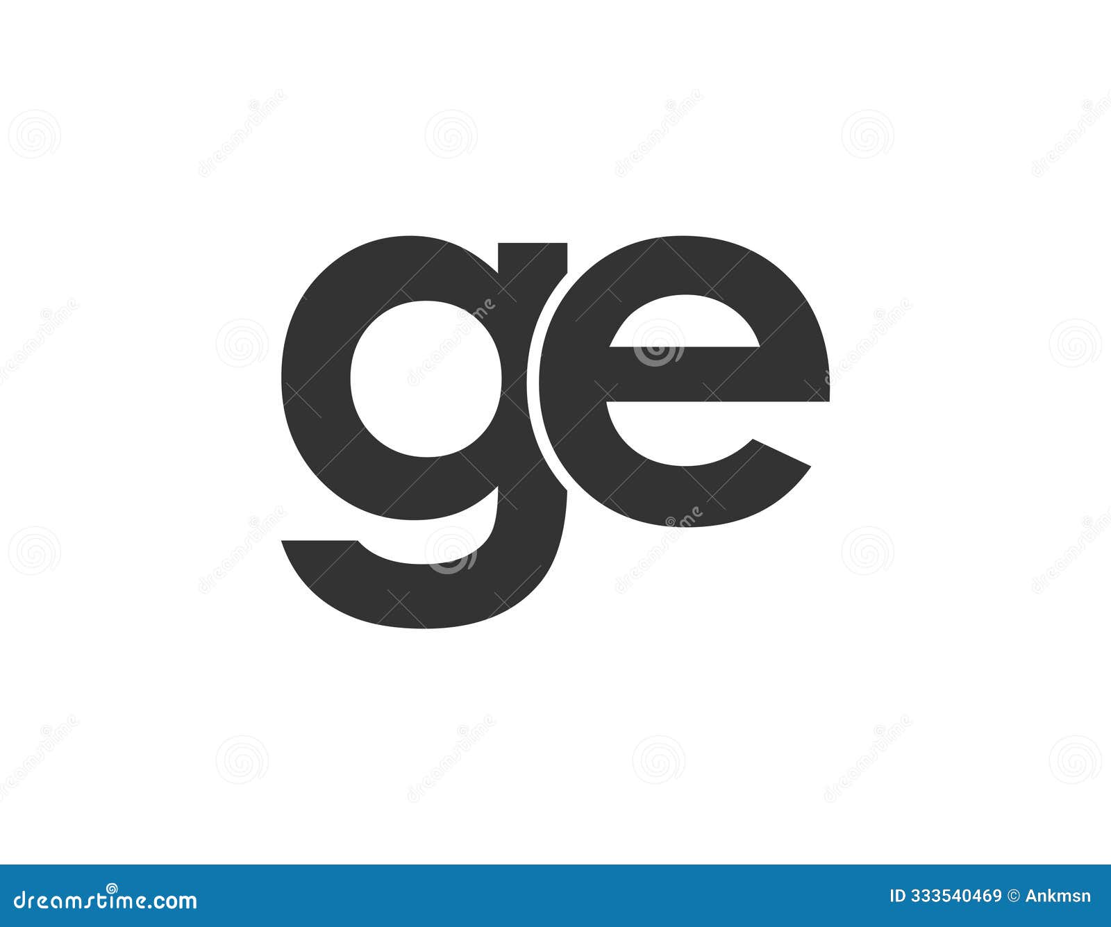 GE Creative Geometric Initial Based Modern and Minimal Logo. Letter G E ...