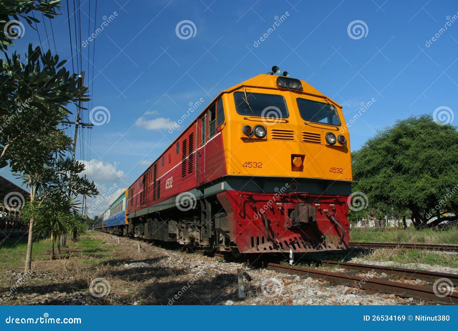 Ge (GEA) locomotive editorial stock image. Image of alsthom - 26534169