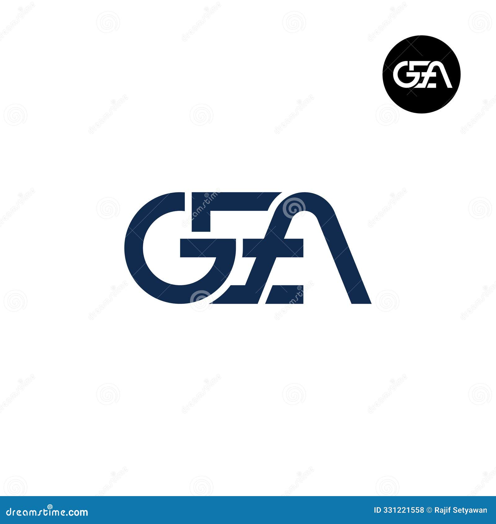 GEA Logo Letter Monogram Design Vector Illustration | CartoonDealer.com ...