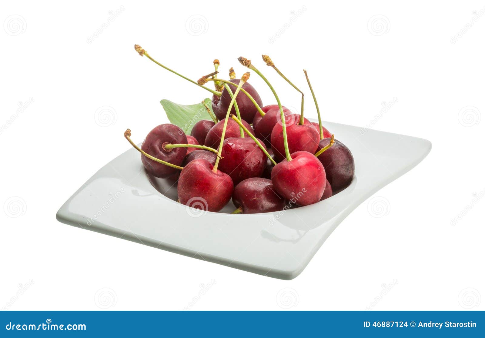 Gean - cherry stock photo. Image of dessert, fresh, closeup - 46887124
