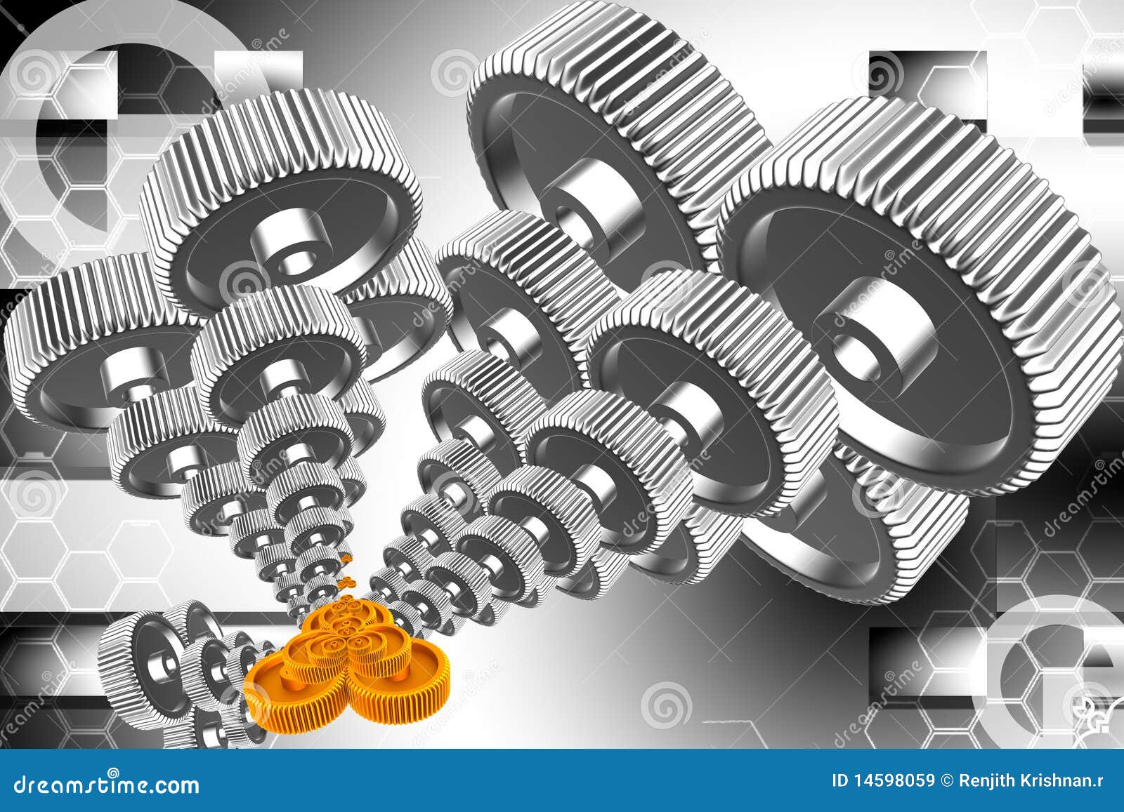 Gear stock illustration. Illustration of abstract, isolated - 14598059