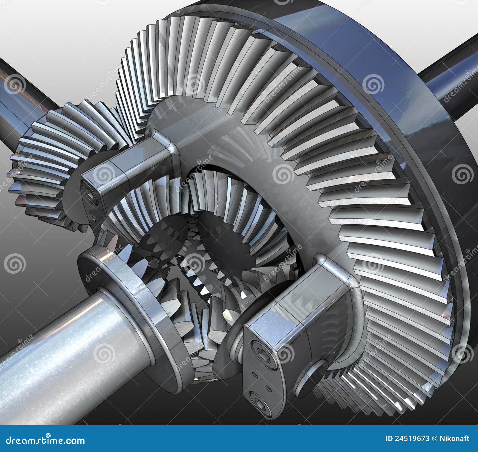 Gear. stock illustration. Illustration of gear, construction - 24519673
