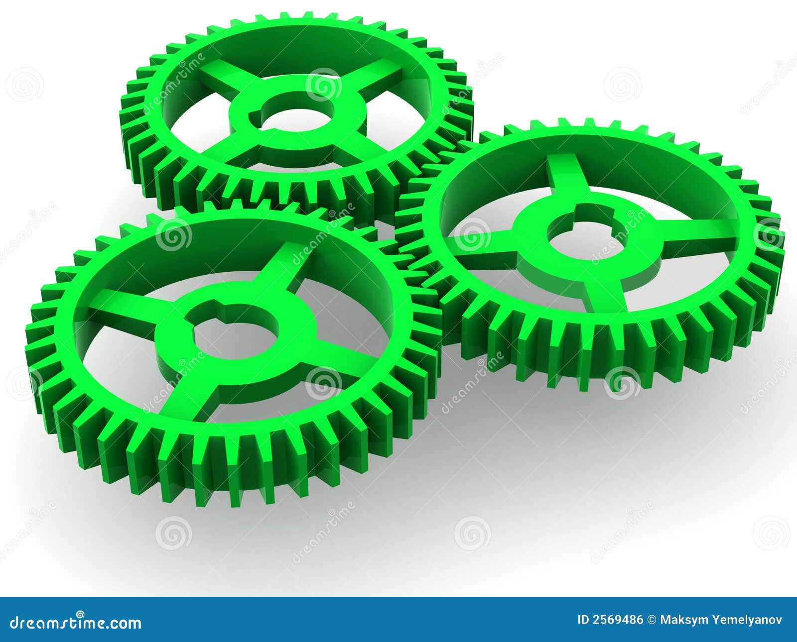 Gear stock illustration. Illustration of business, idlers - 2569486