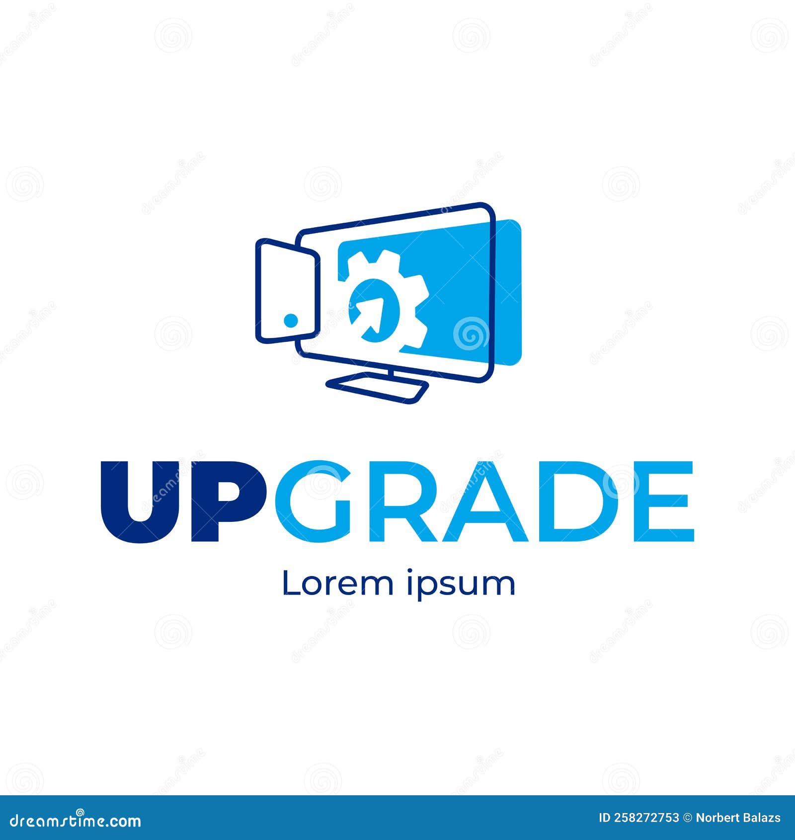 Upgrade Logo Icon, Software Improve Banner Upgrade Improve Update Badge ...