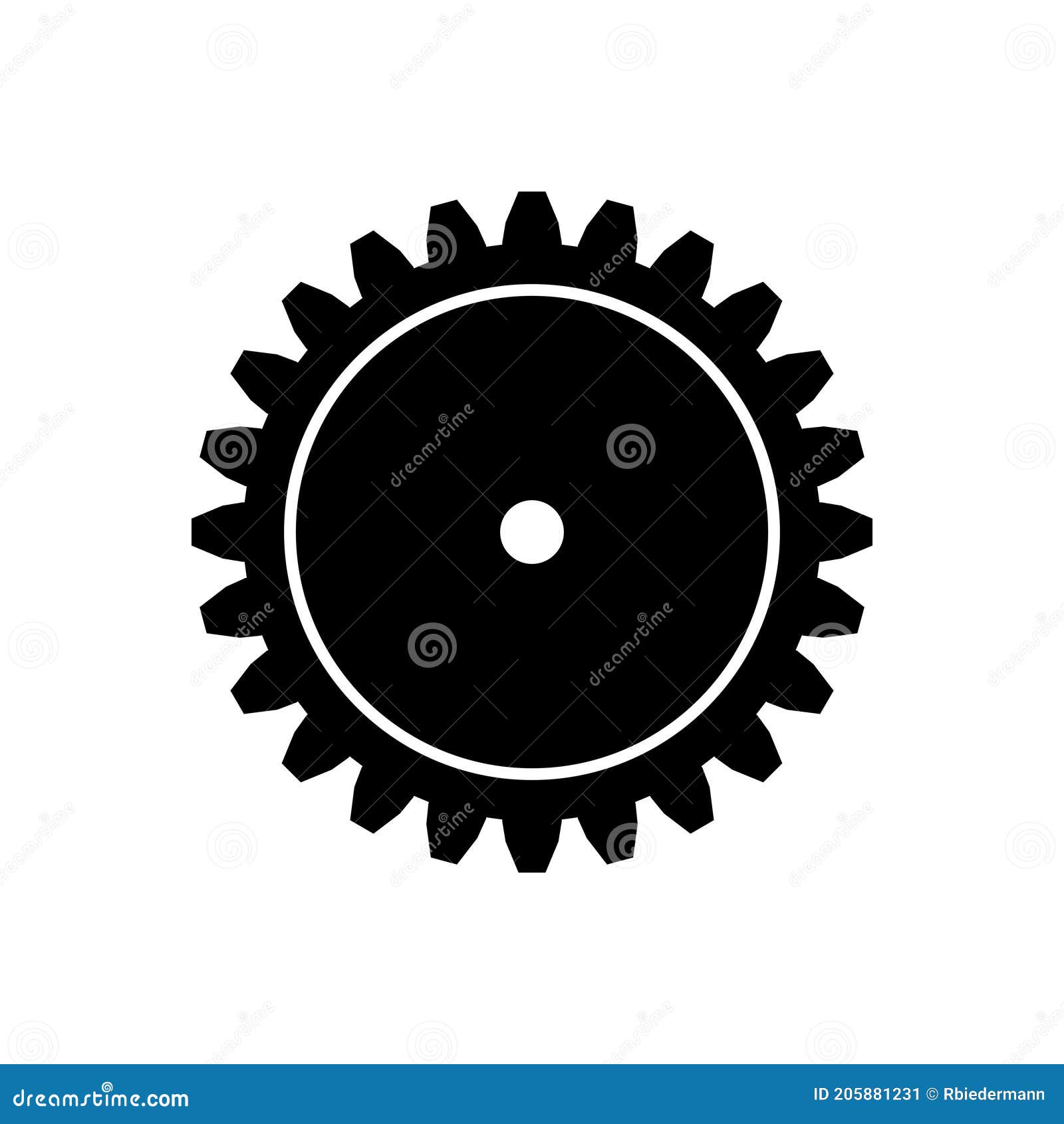 Gear and background stock vector. Illustration of gear - 205881231