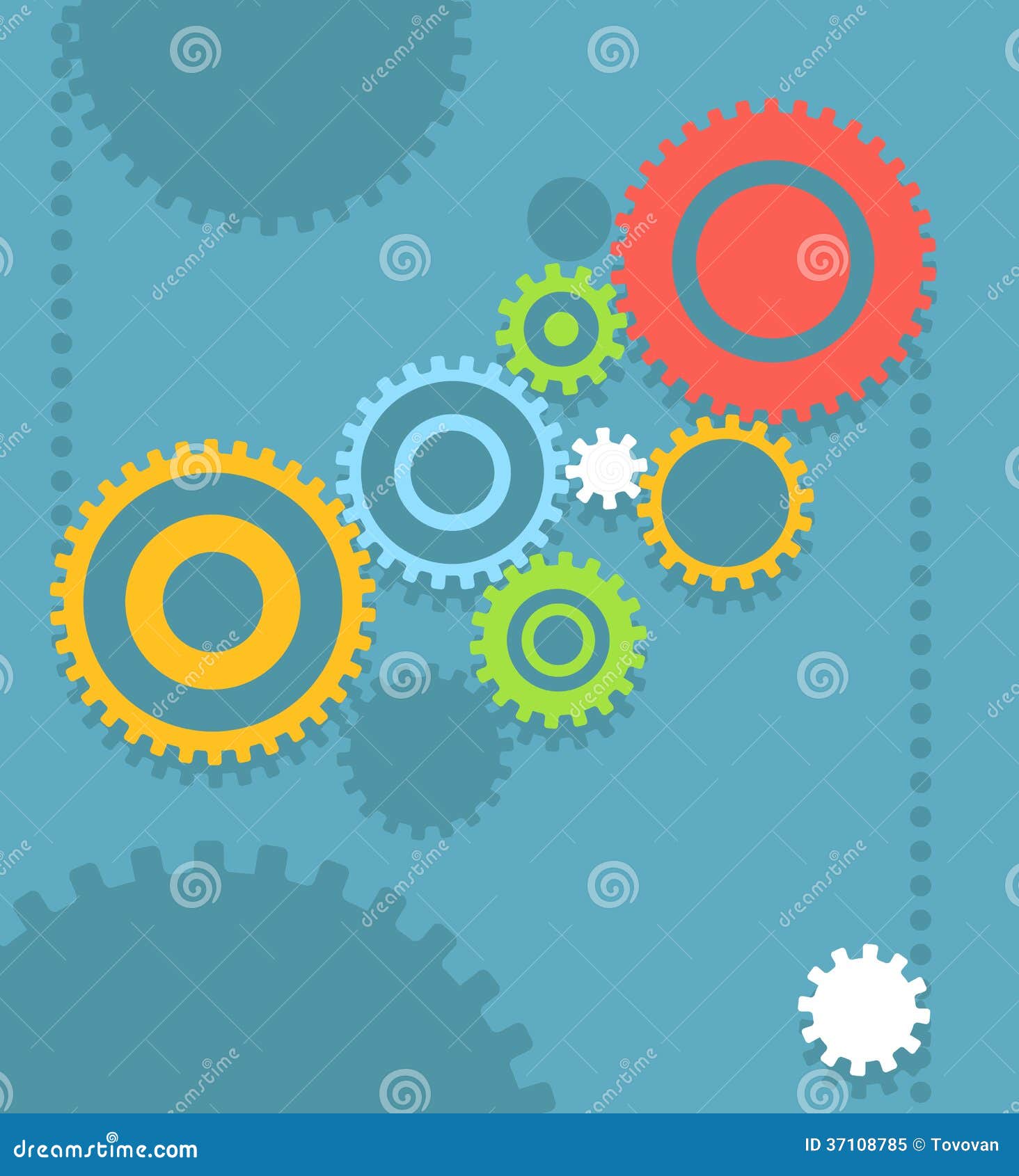 Gear background stock vector. Illustration of industrial - 37108785