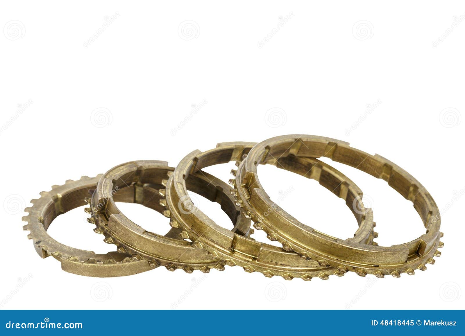Gear Box Elements, Synchronizing Rings Stock Image - Image of synchro ...