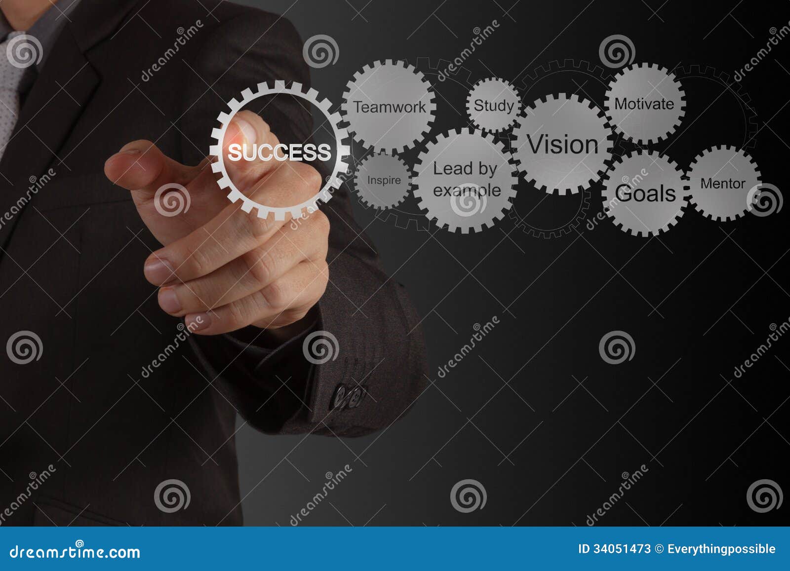 Gear Business Success Chart Stock Image - Image of model, path: 34051473