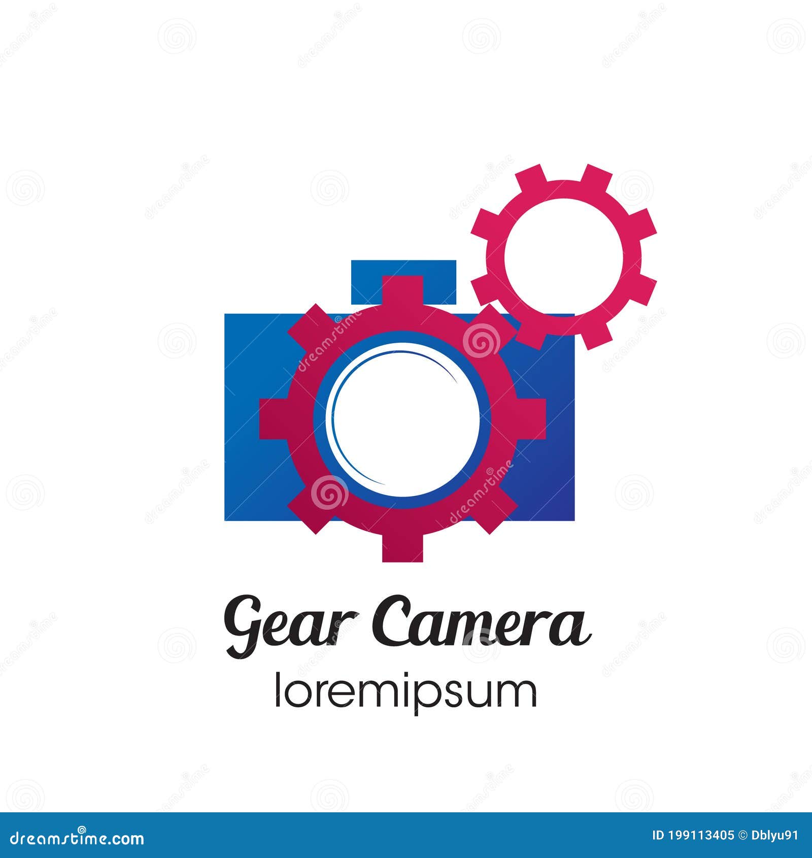 Gear Camera Logo or Symbol Template Design Stock Vector - Illustration ...