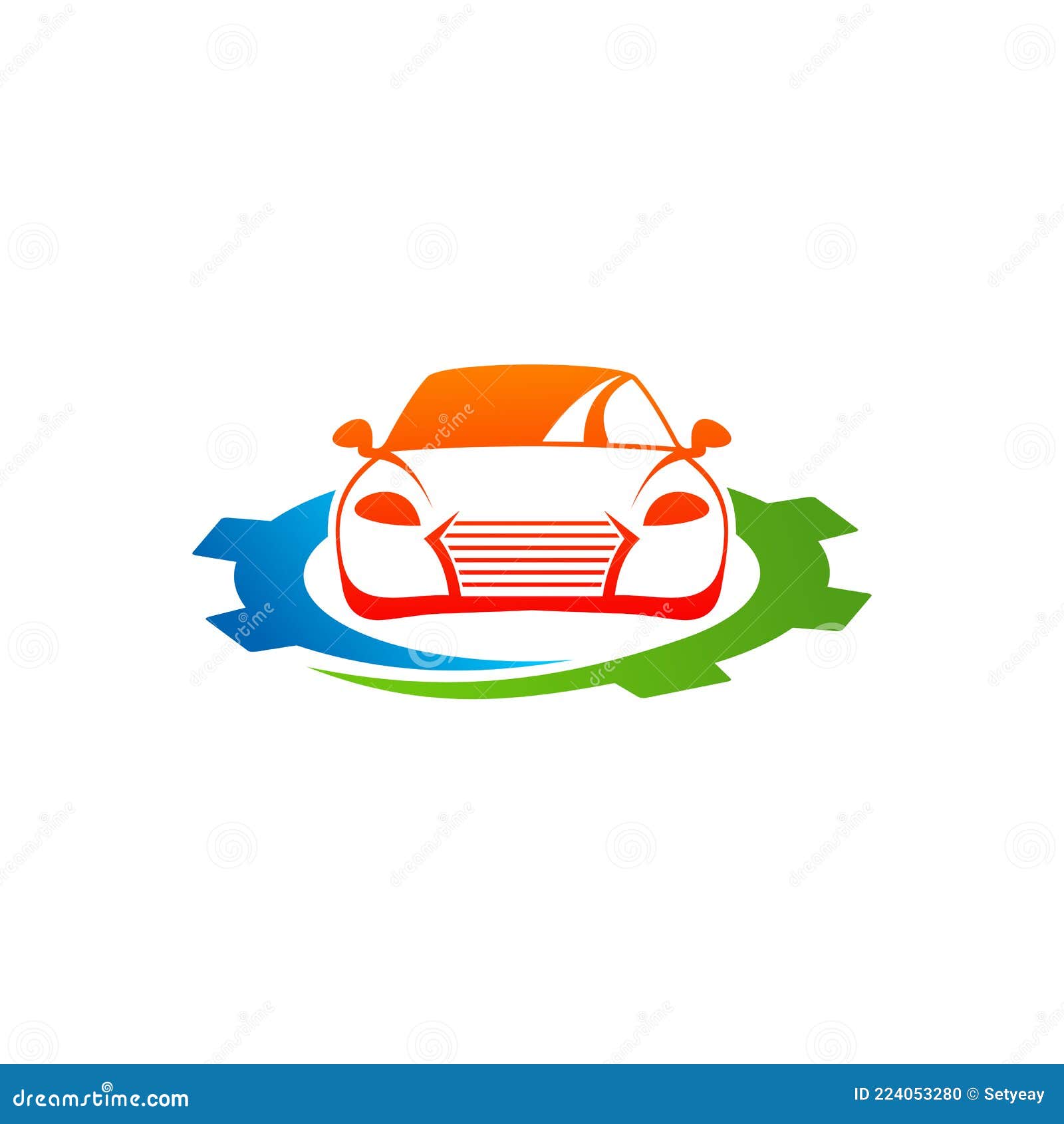 Gear Car Logo Vector Template, Creative Car Logo Design Concepts Stock ...