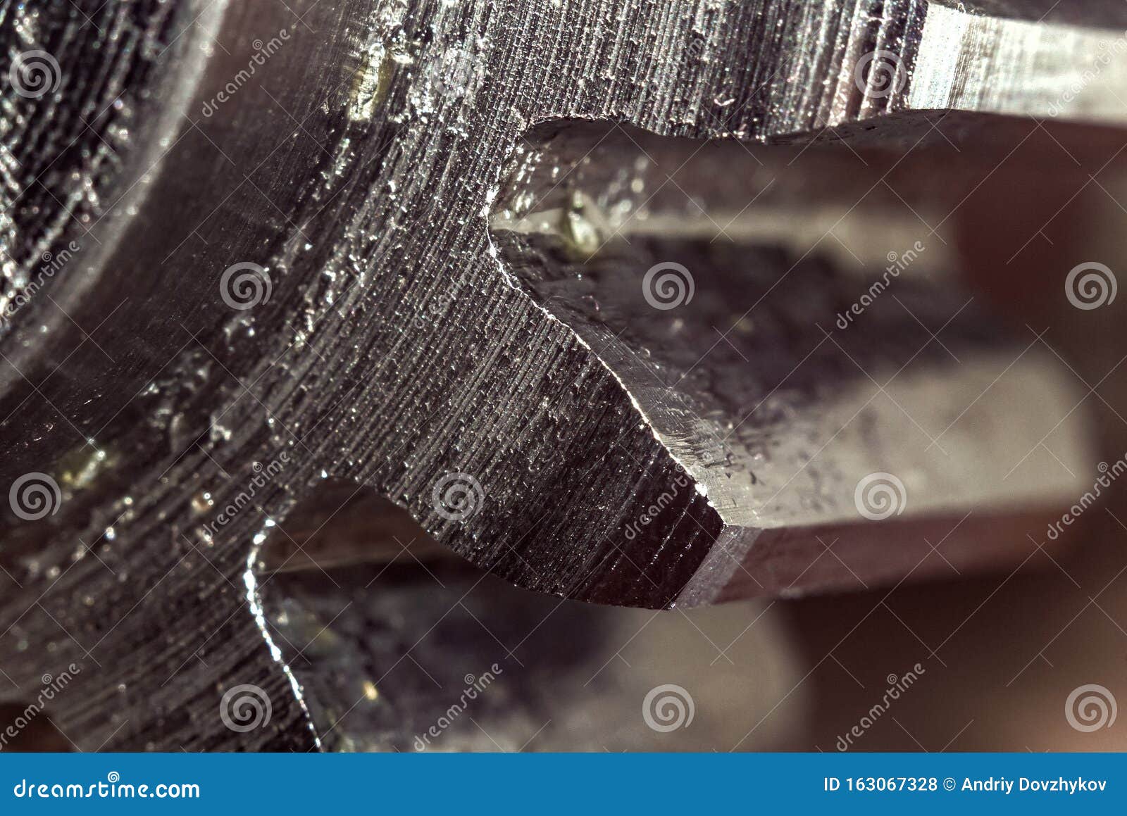 Gear Closeup, Macro Photo of Gear Teeth Stock Photo - Image of ...