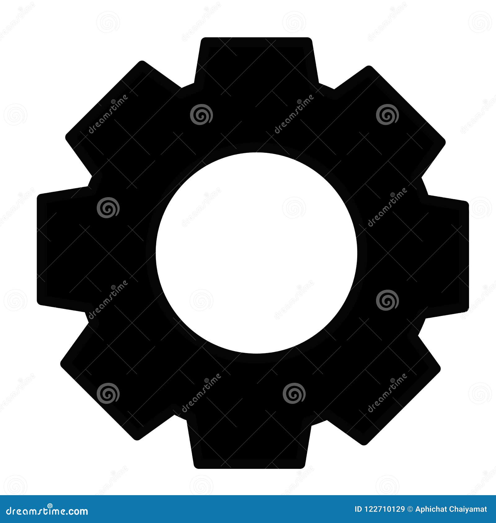 Gear ,cog icon stock illustration. Illustration of generation - 122710129