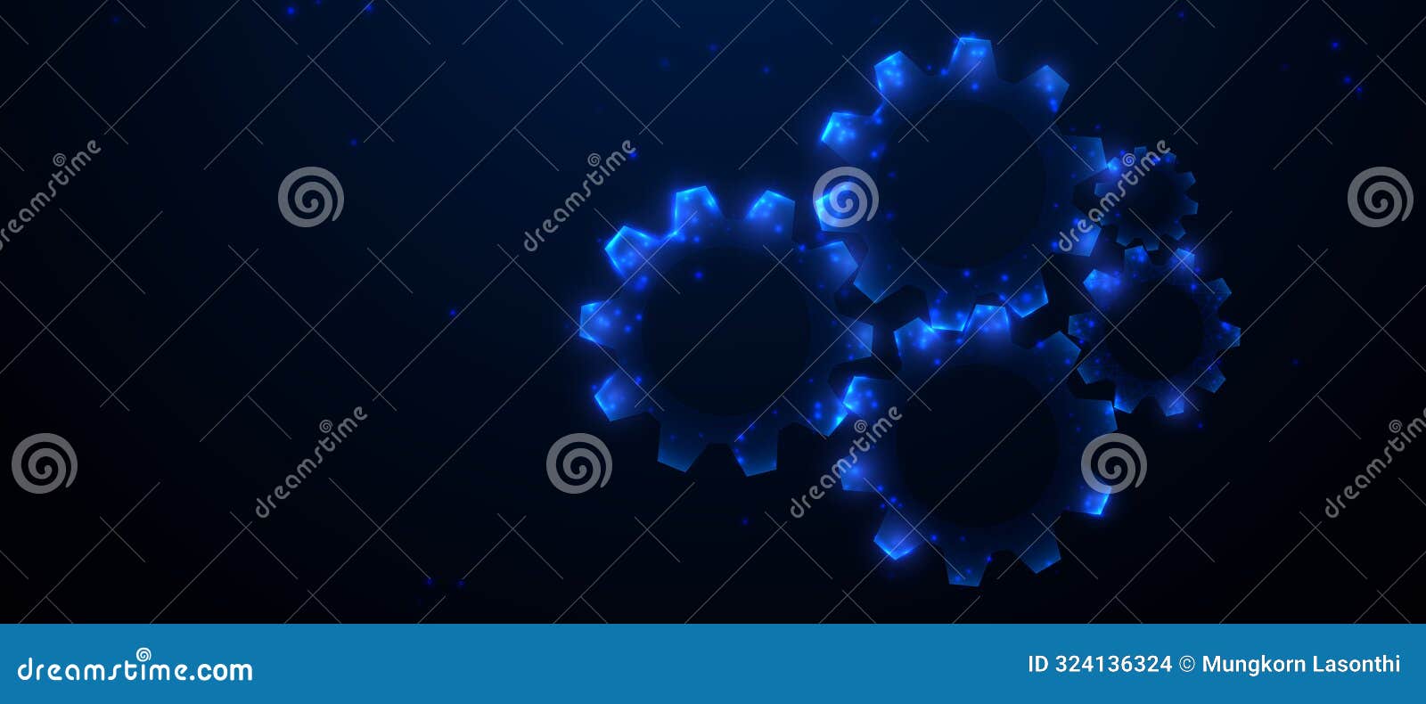 Gear, Cog Wheel Icon. Mechanical Engineering Gears. Teamwork Concept ...