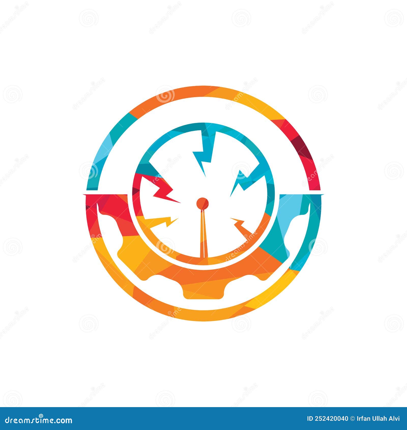 Gear Tech Vector Logo Design Template. Stock Illustration ...