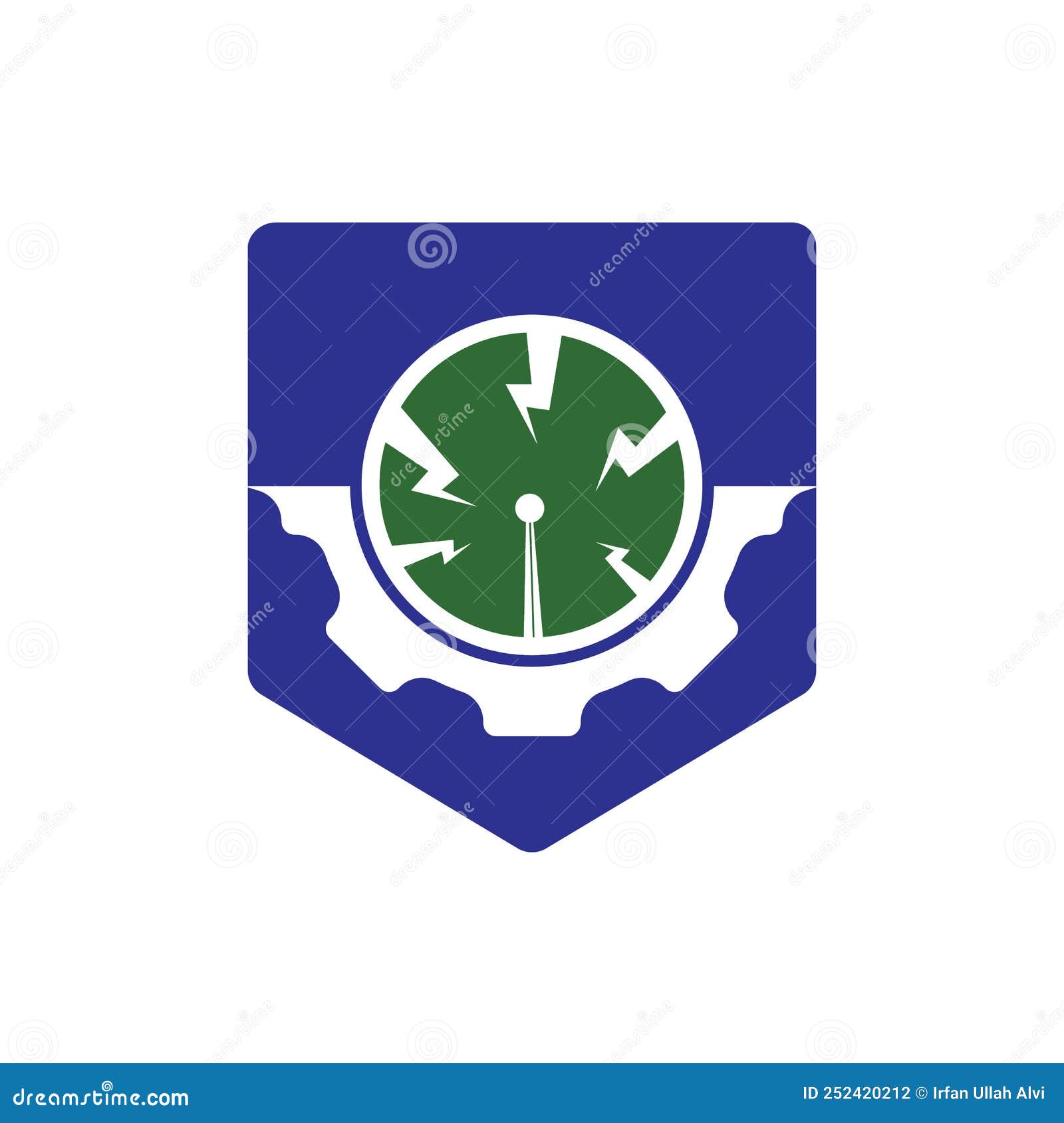 Gear Tech Vector Logo Design Template. Stock Illustration ...