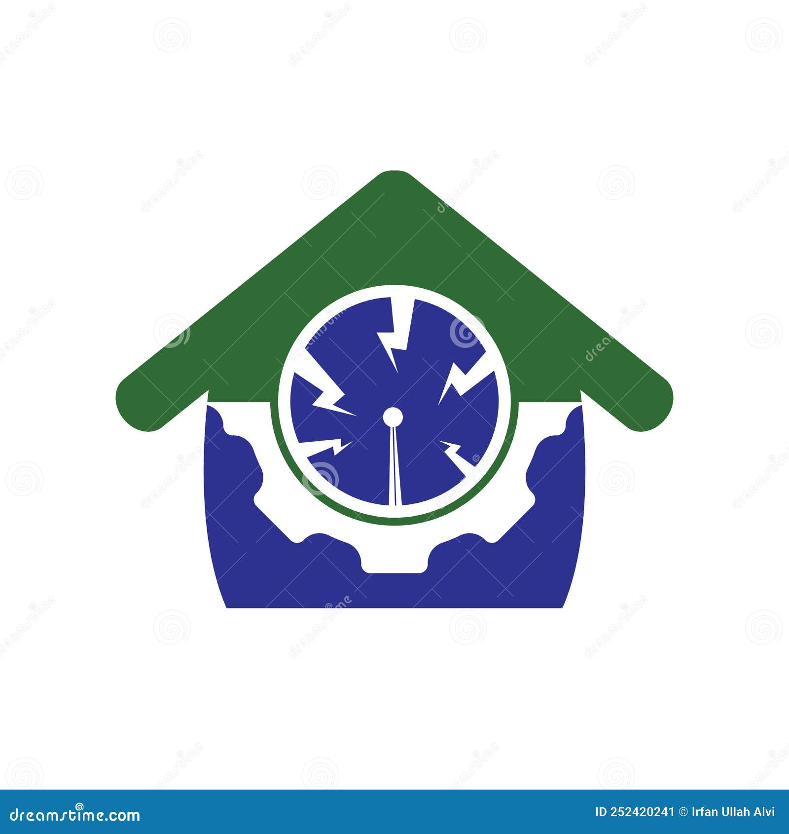 Gear Tech Vector Logo Design Template. Stock Illustration ...