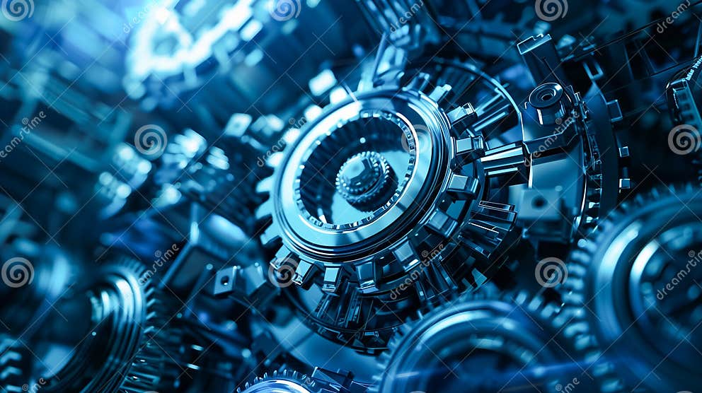 Gear and Cogs Wheel, Automation Process Technology System for Business ...