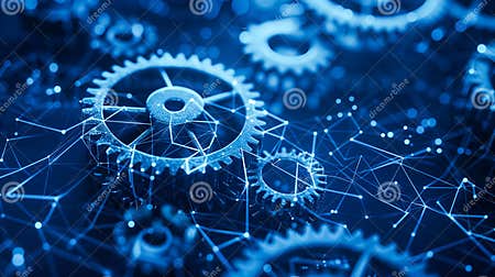 Gear and Cogs Wheel, Automation Process Technology System for Business ...