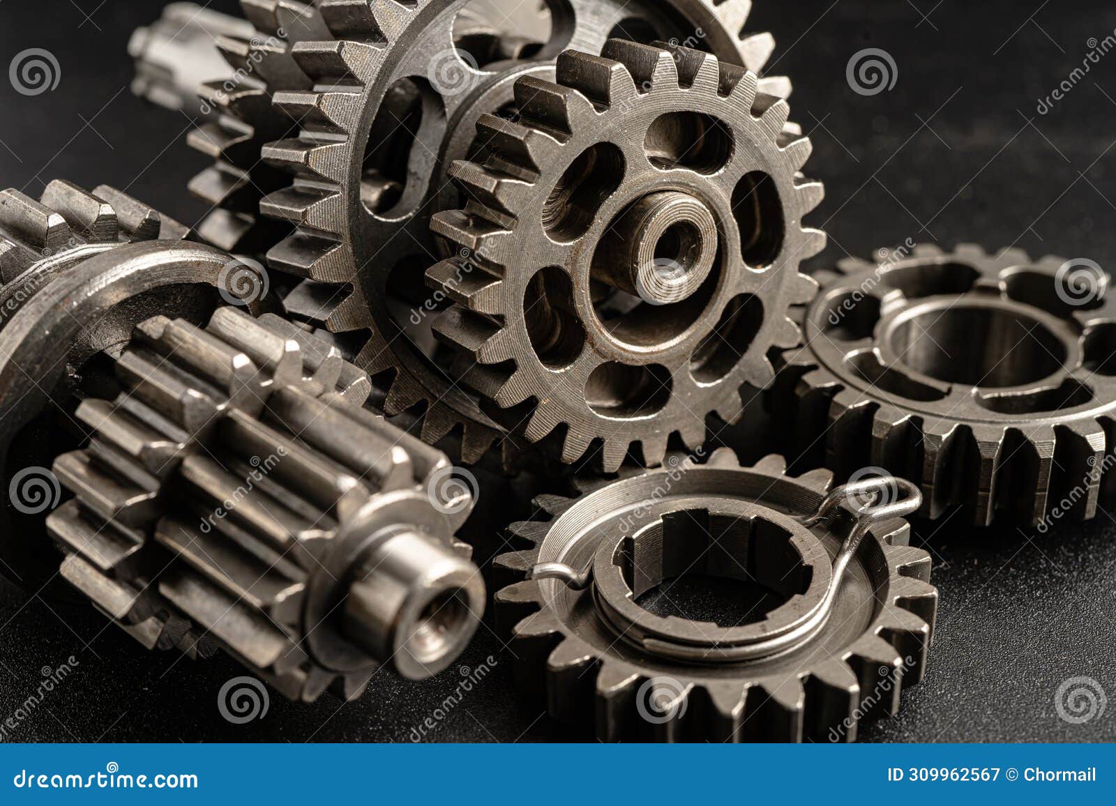 Gear and Cogs Wheels, Clock Mechanism, Brass Metal Engine Industrial ...