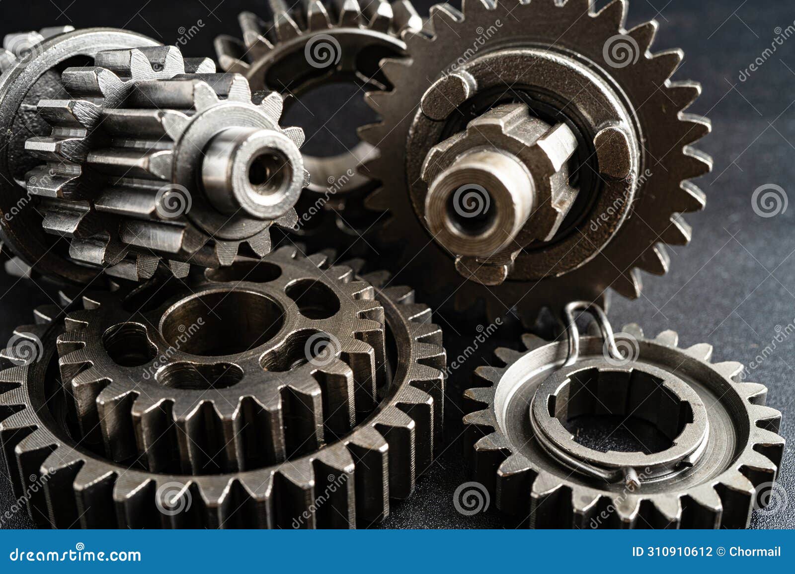 Gear and Cogs Wheels, Clock Mechanism, Brass Metal Engine Industrial ...