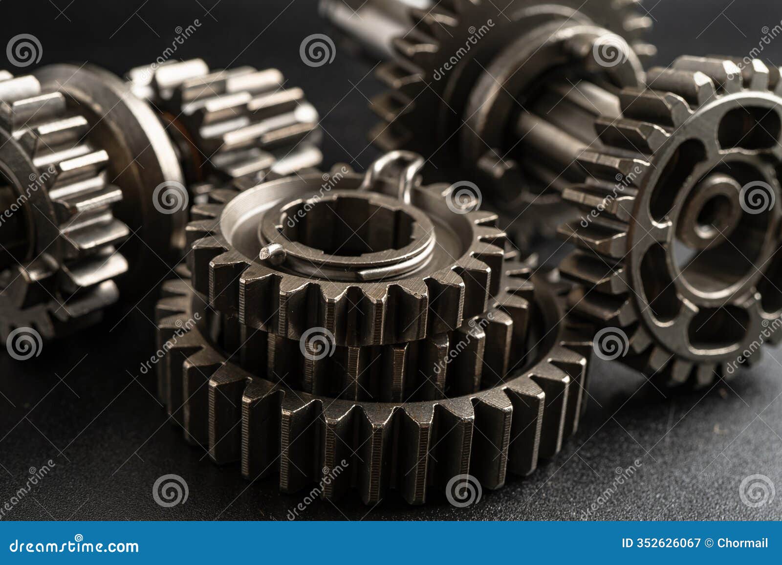Gear and Cogs Wheels, Clock Mechanism, Brass Metal Engine Industrial ...