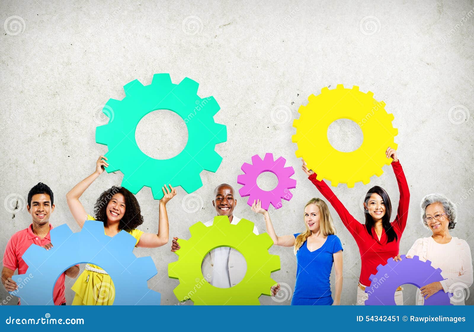 Gear Connection Collaboration Corporate Team Concept Stock Image ...