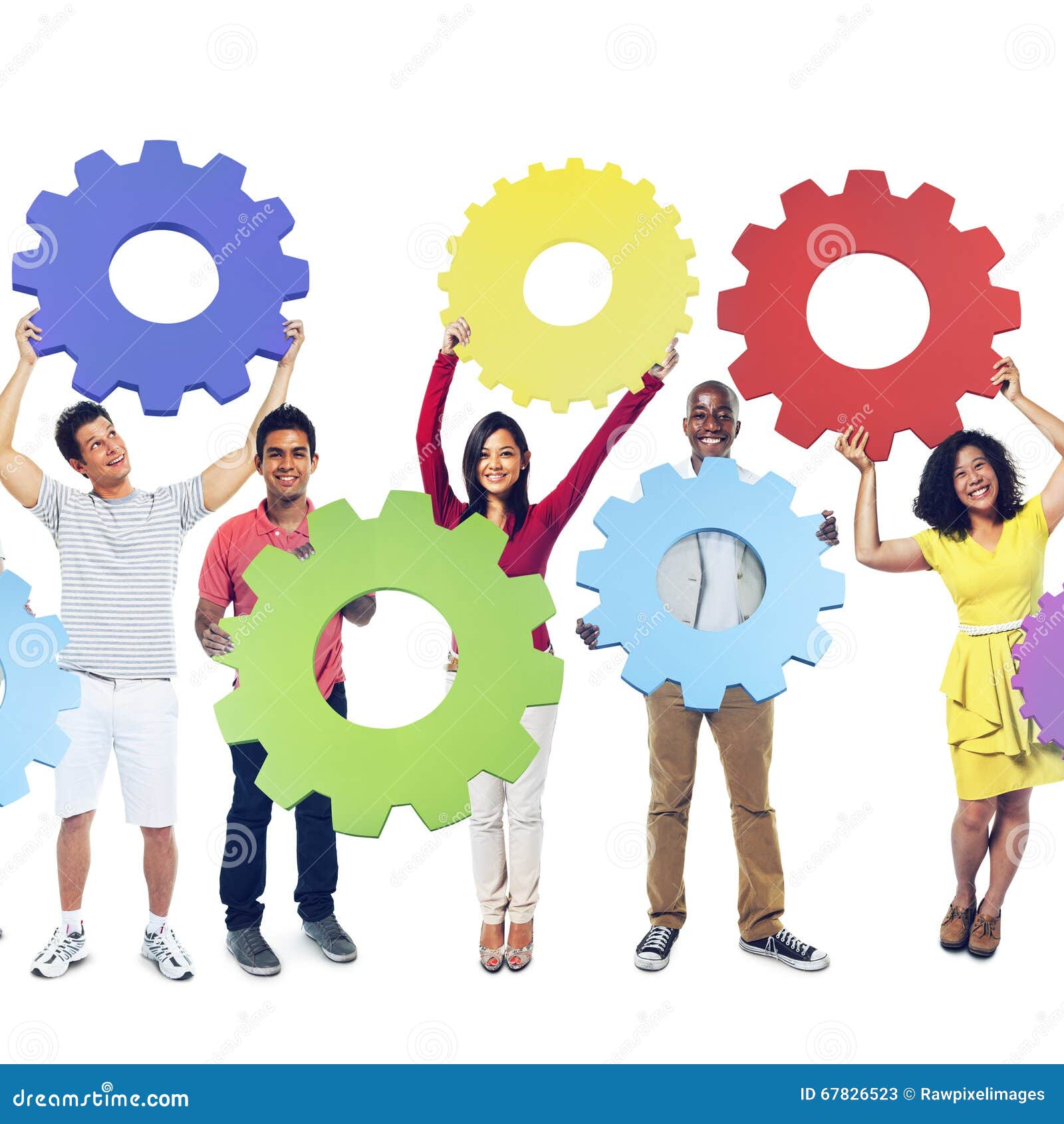 Gear Connection Collaboration Corporate Team Concept Stock Image ...