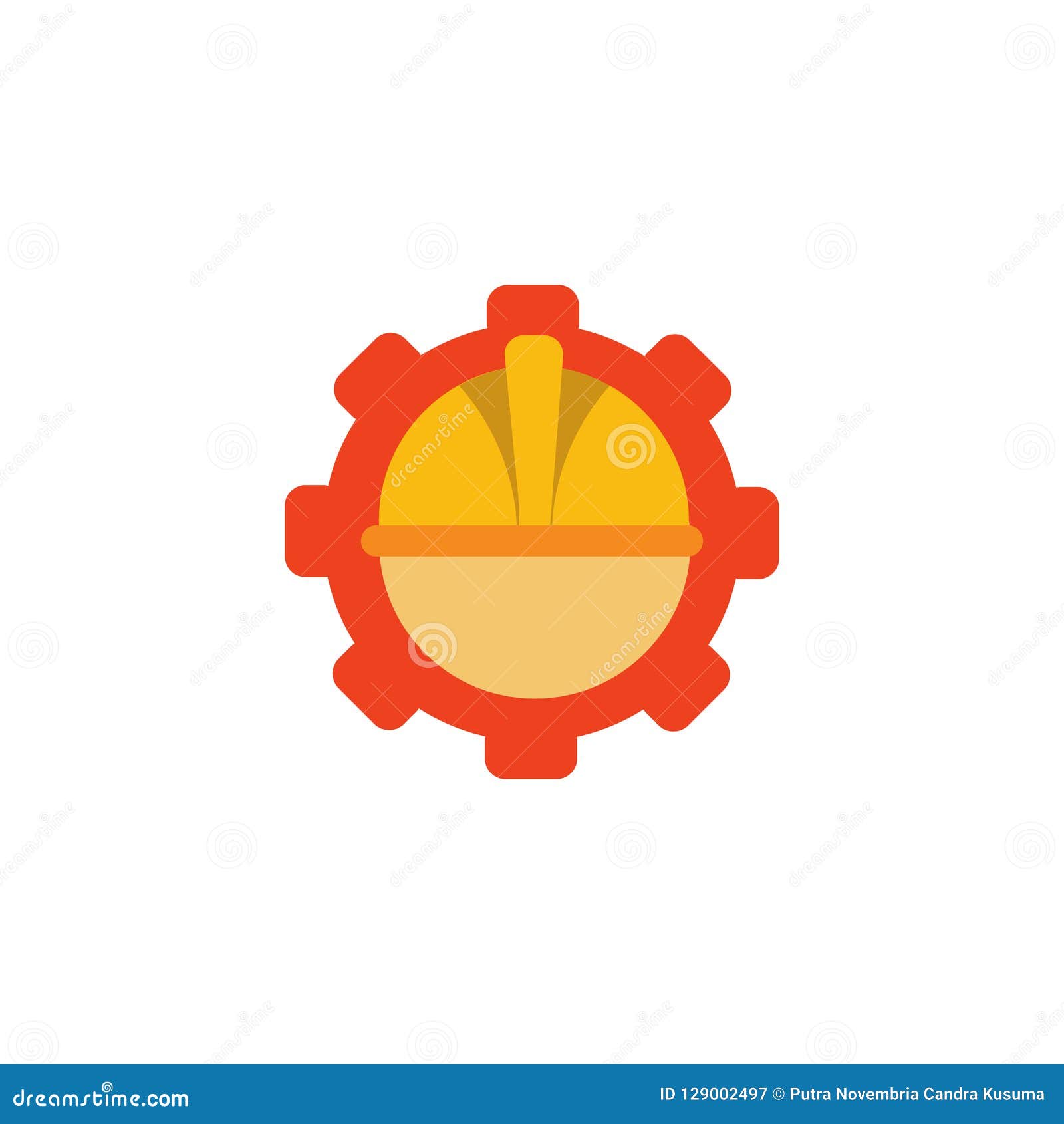 Gear Construction Logo Icon Design Stock Vector - Illustration of ...