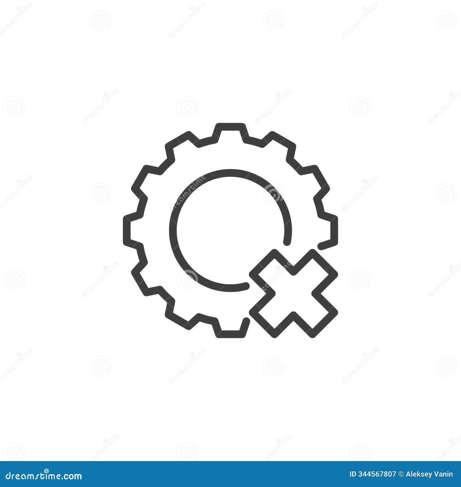 Outline Malfunction Indicador Vector Icon. Isolated Black Simple Line ...
