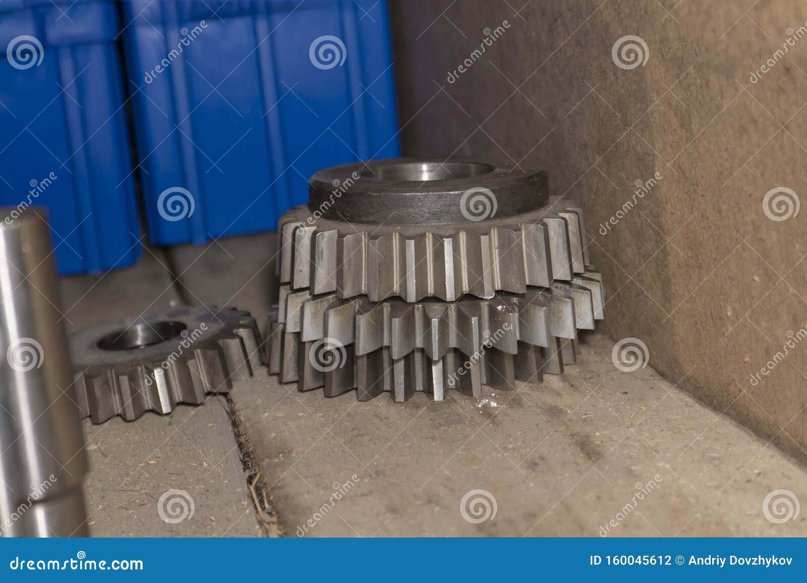 Gear Cutting Tool in a Warehouse in a Workshop, a Worm Cutter for Gear ...