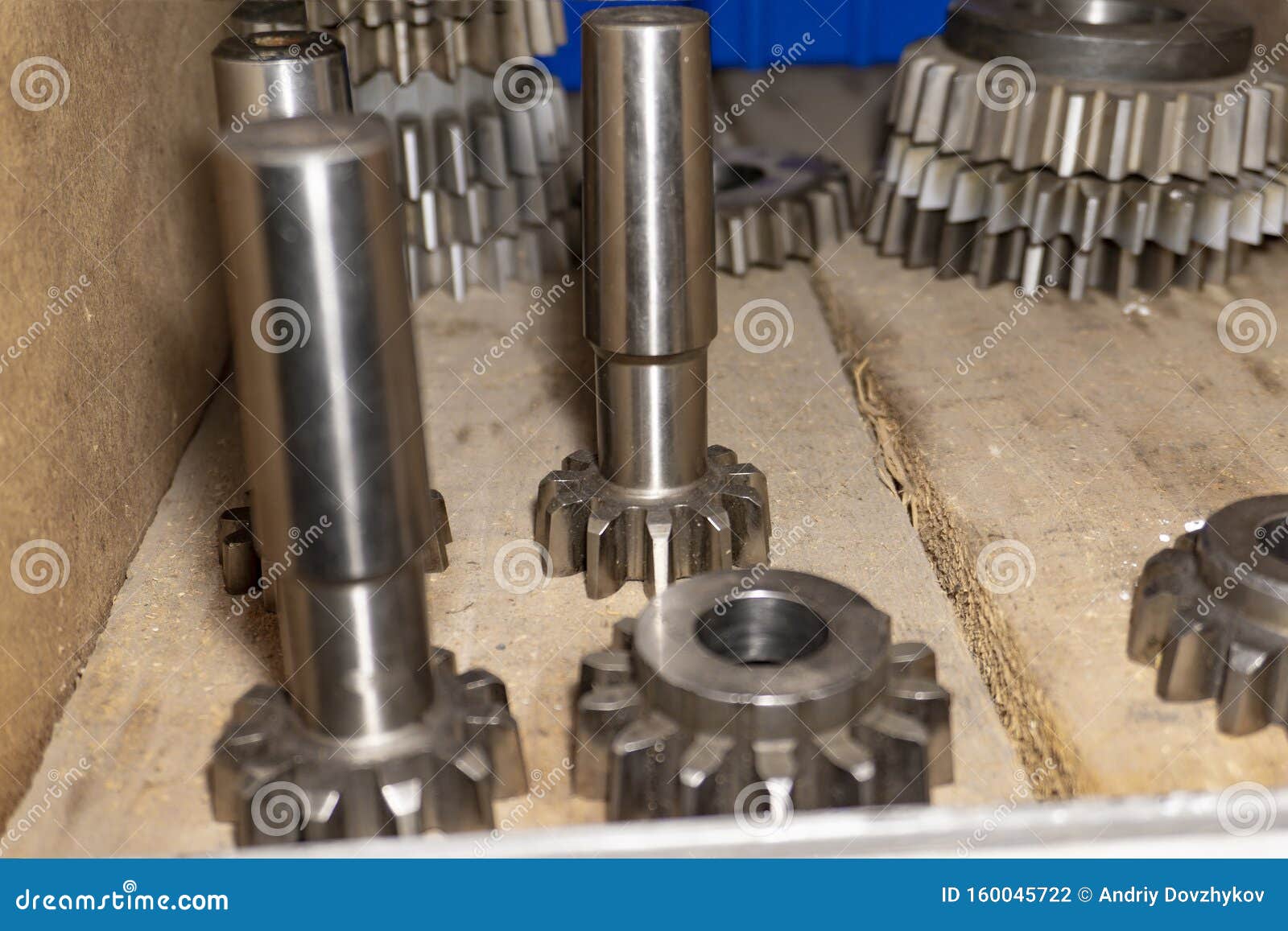 Gear Cutting Tool in a Warehouse in a Workshop, a Worm Cutter for Gear ...