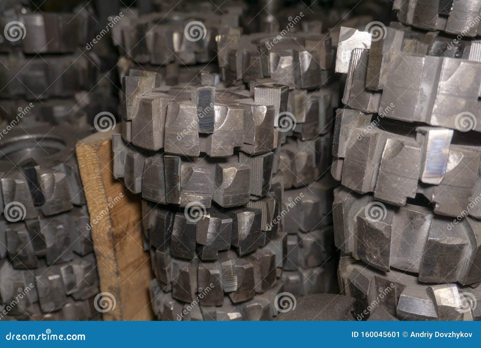 Gear Cutting Tool in a Warehouse in a Workshop, a Worm Cutter for Gear ...