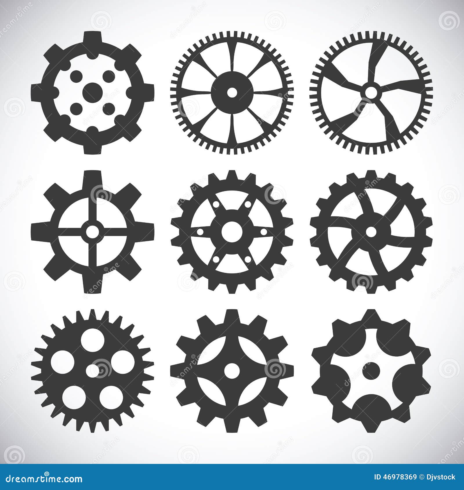 Gear design stock vector. Illustration of design, symbol - 46978369