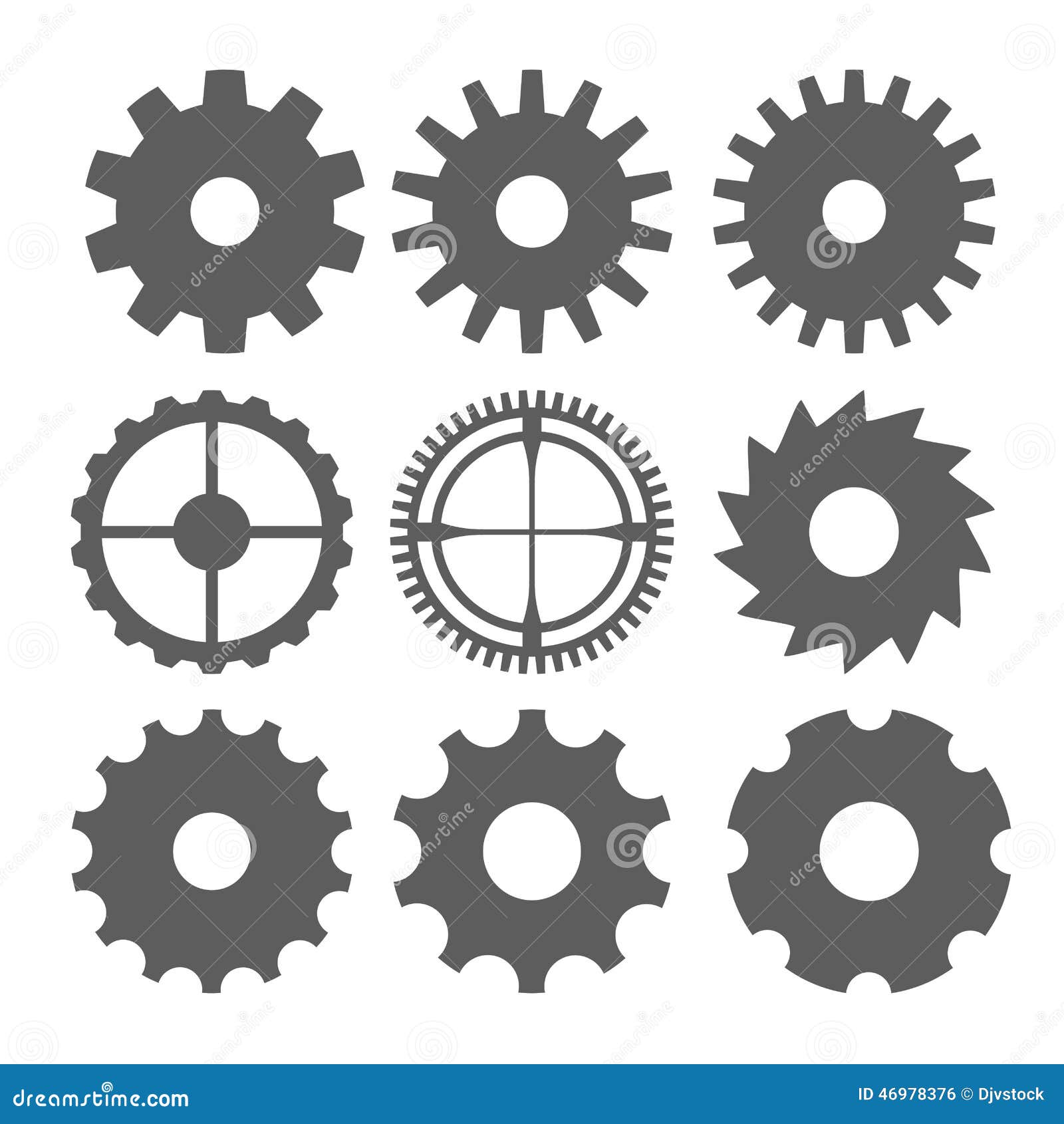 Gear design stock vector. Illustration of cogs, engineering - 46978376