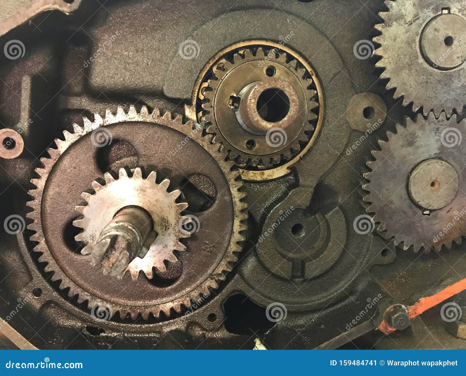 Gear of the Engine Concepts of Teamwork and Collaboration Stock Image ...