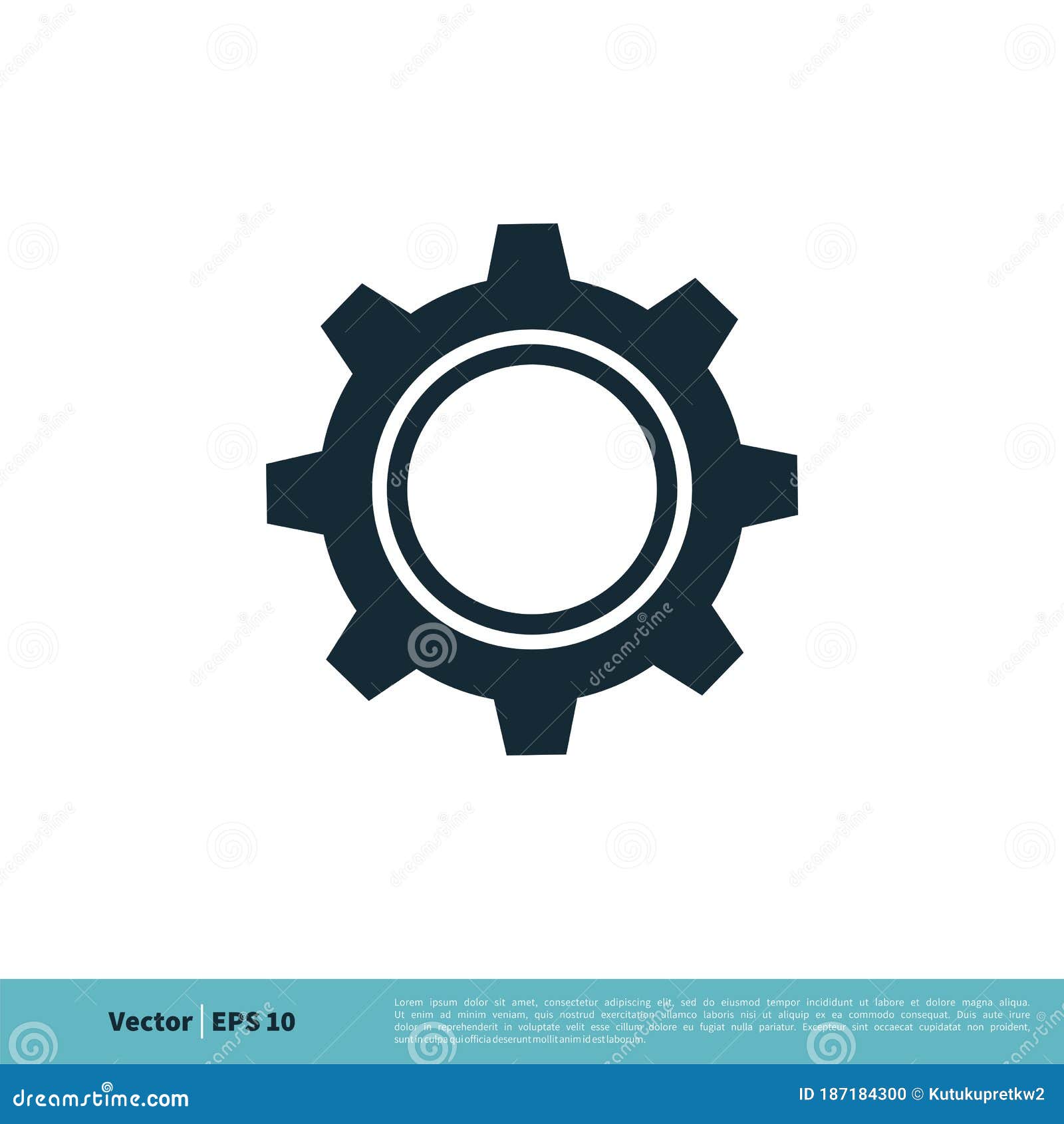 Gear Engineering Icon Vector Logo Template Illustration Design. Vector ...