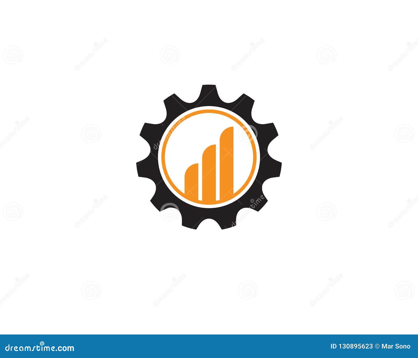 Gear Finance Logo Vector Icon Illustration Design Stock Vector ...