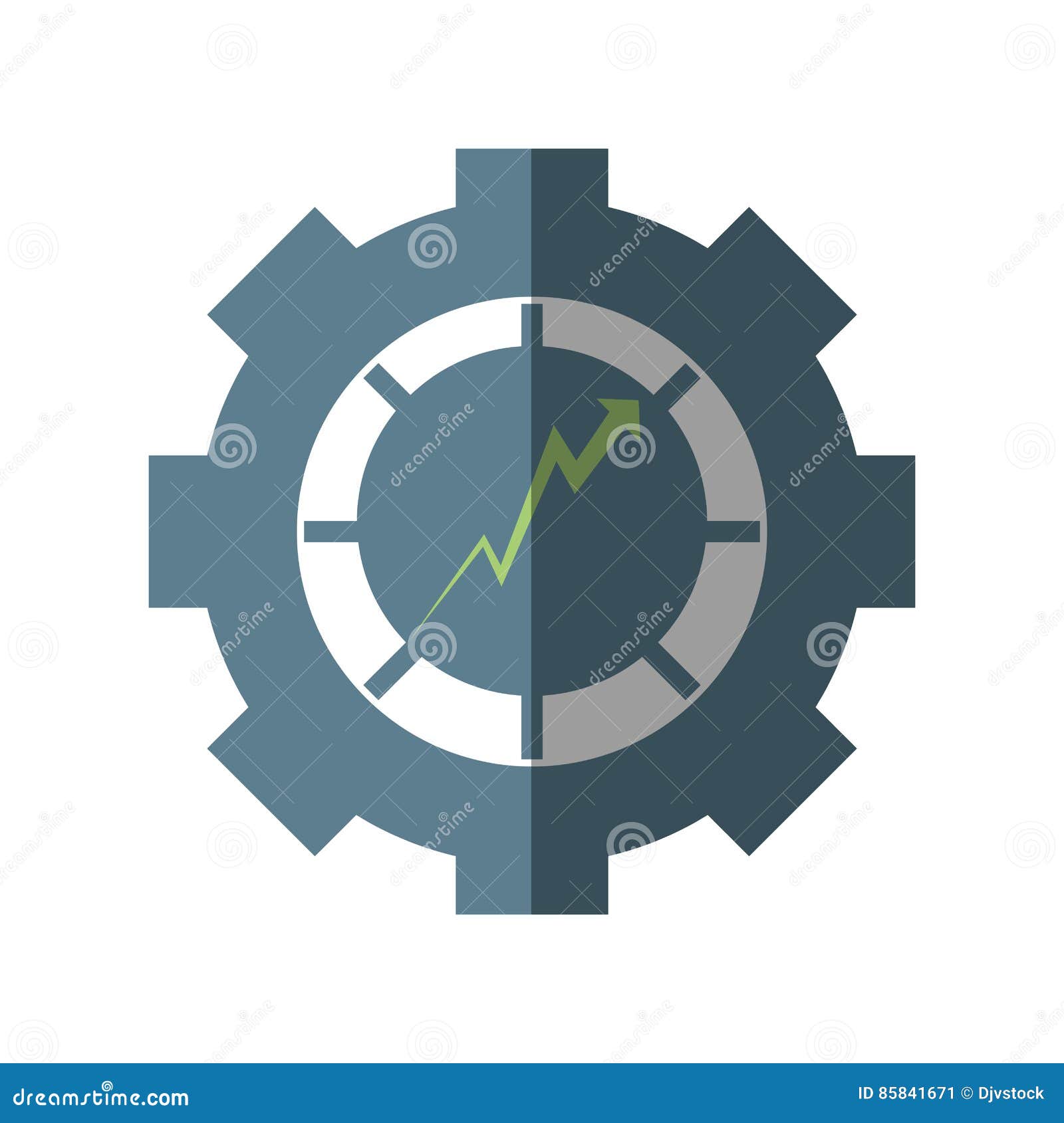 Gear graphic design icon stock illustration. Illustration of business ...