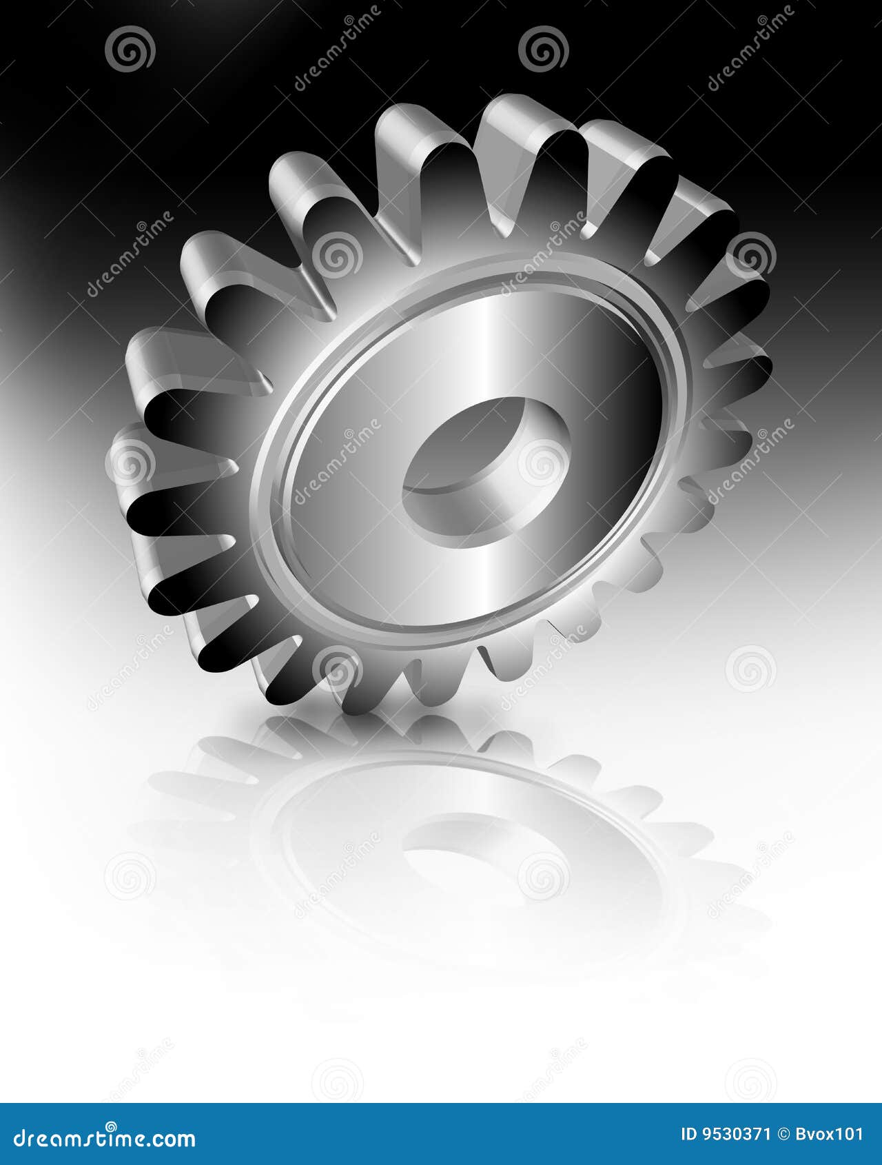 Gear gray stock illustration. Illustration of metal, gearings - 9530371